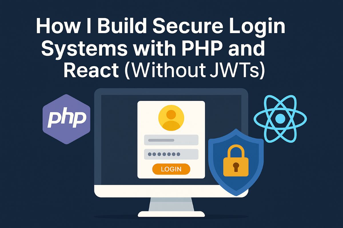 How I Build Secure Login Systems with PHP and React (Without JWTs) | Shane Michel – Web Design ...